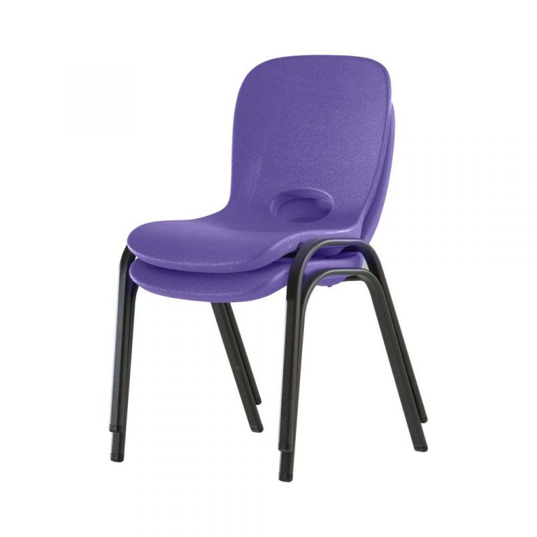 Lifetime Children’s Stacking Chair (Purple Color) | Tablesandchairs.gr
